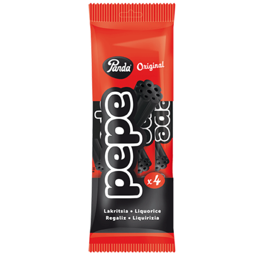 Pepe Original Liquorice Bar 4x32g | Panda™ Licorice